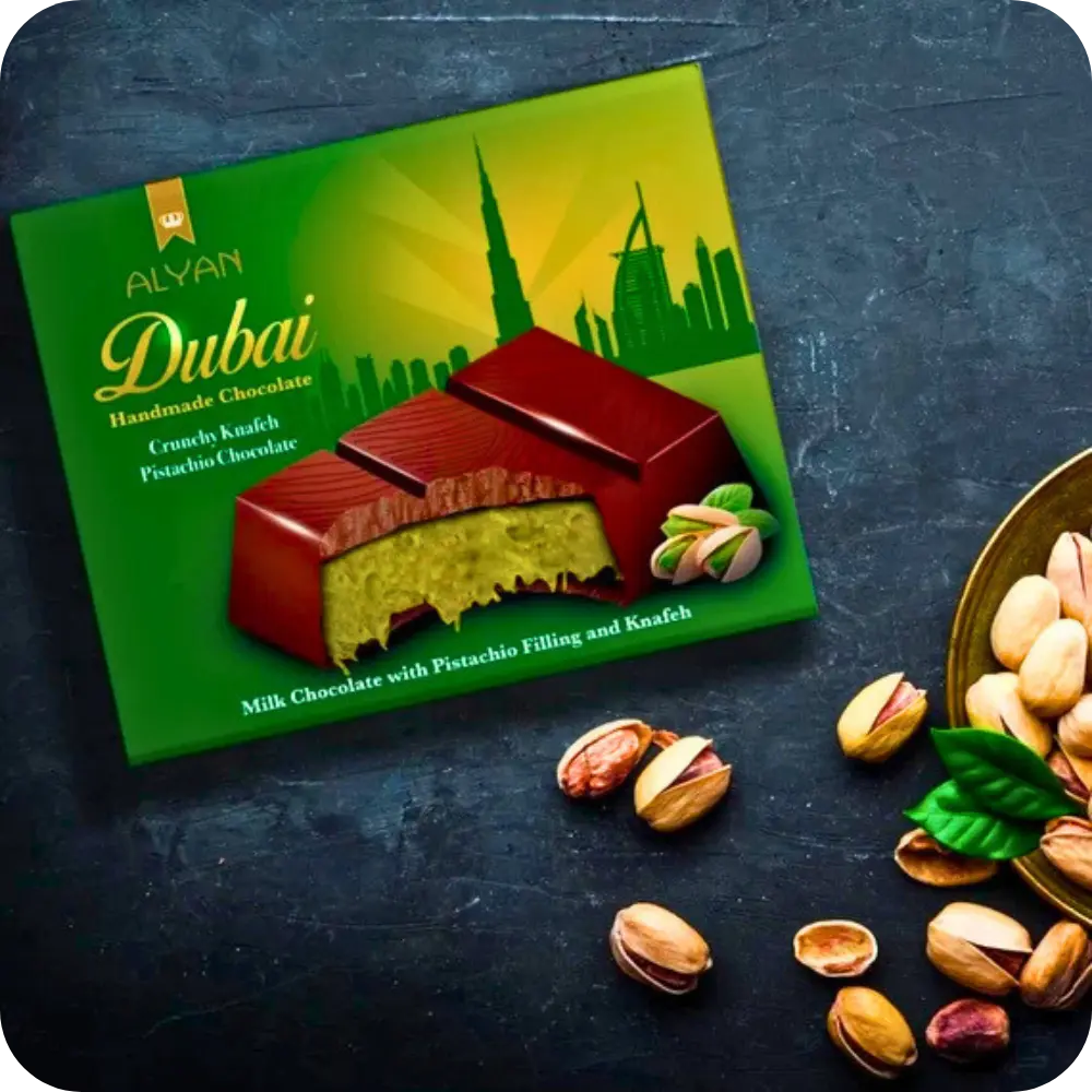 Alyan Dubai csokoládé (100g) – SnackTeen.hu